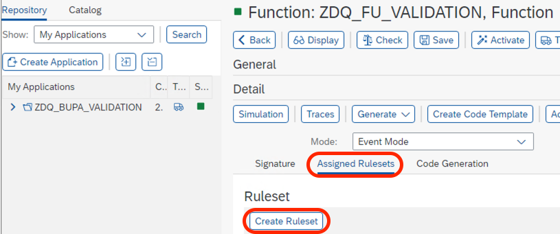 Validating data with BRFplus: Technical implementation